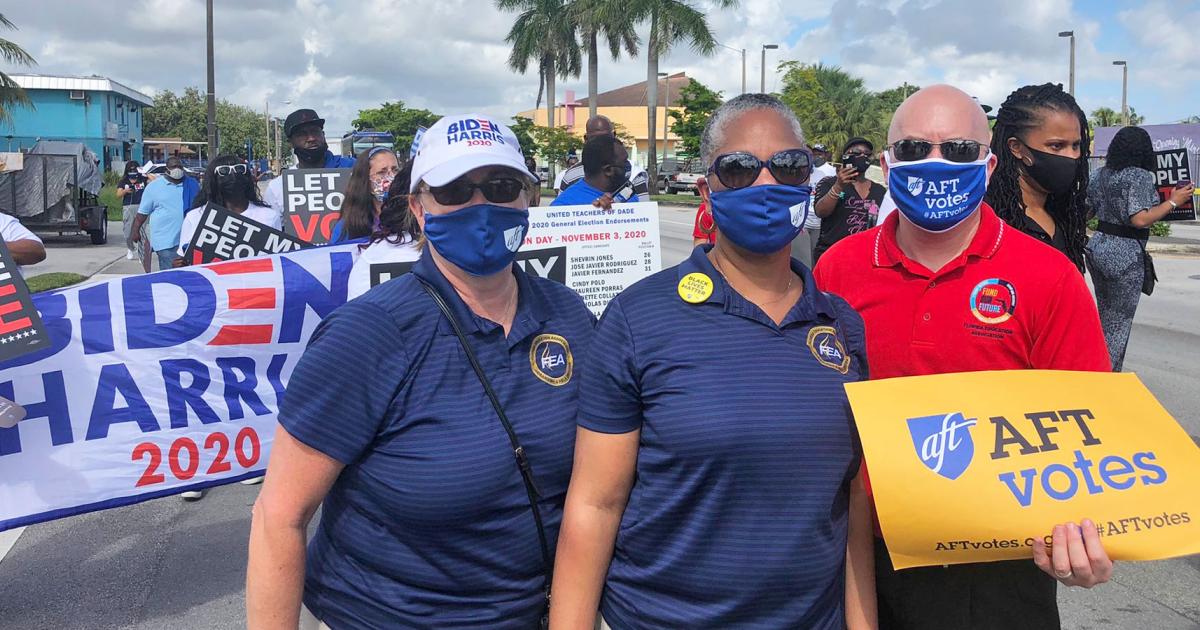 AFT Votes bus tour finishes with a flourish | American Federation of ...