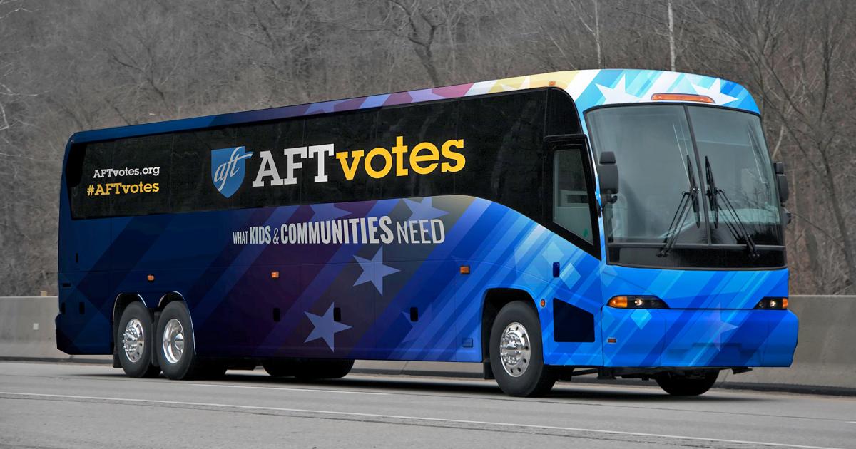 AFT Embarks on Nationwide Get-Out-the-Vote Election Bus Tour | American ...